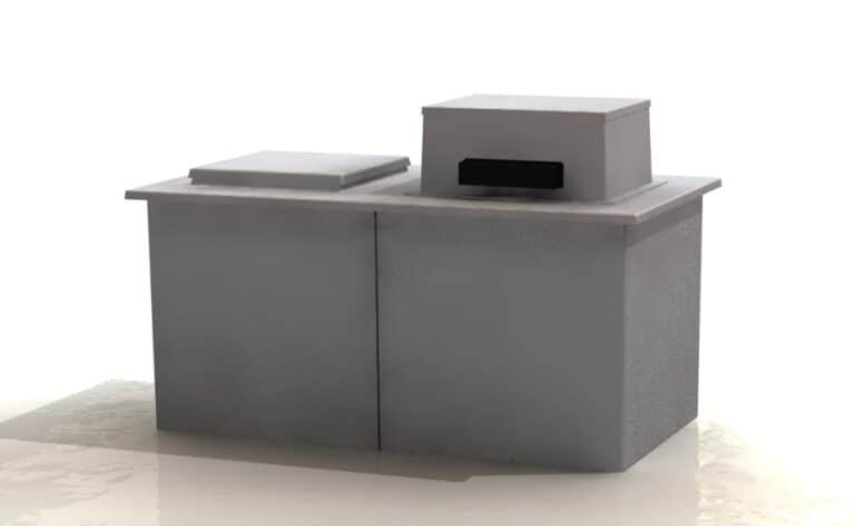 Type AB Air Gap Break Tank – 2000 Litres – Cat 5 Water Storage Tanks