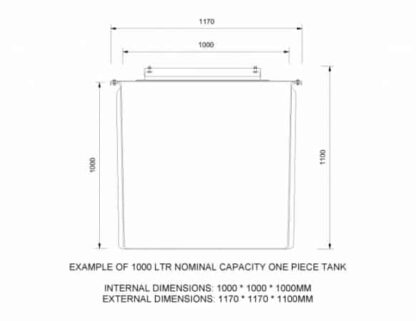 Standard Water Tank Sizes - Drayton Tank & Accessories Ltd