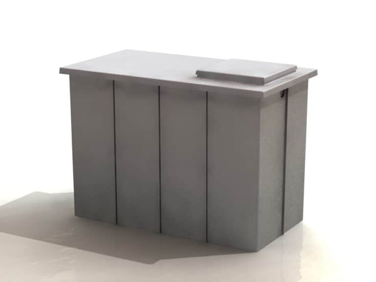 Type AB Air Gap Break Tank – 3000 Litres – Cat 5 Water Storage Tanks v3 ...